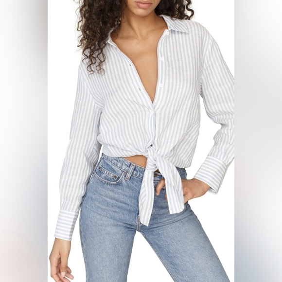 Reformation | Tops | Reformation Andy Oversized Linen Shirt | Poshmark